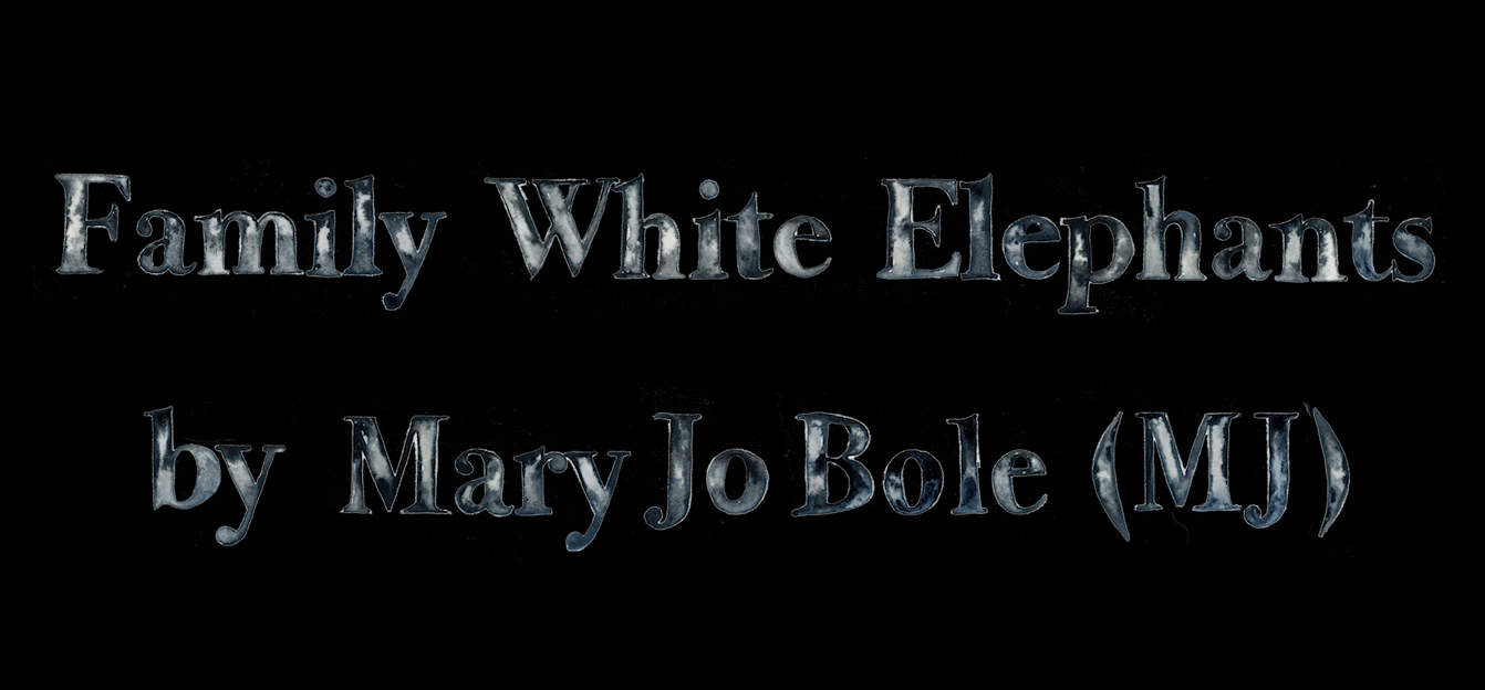 Mary Jo Bole » Family White Elephants